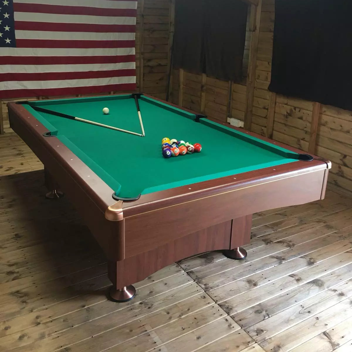 Buffalo Eliminator II Pool Table | Walnut – Deluxe Games Room