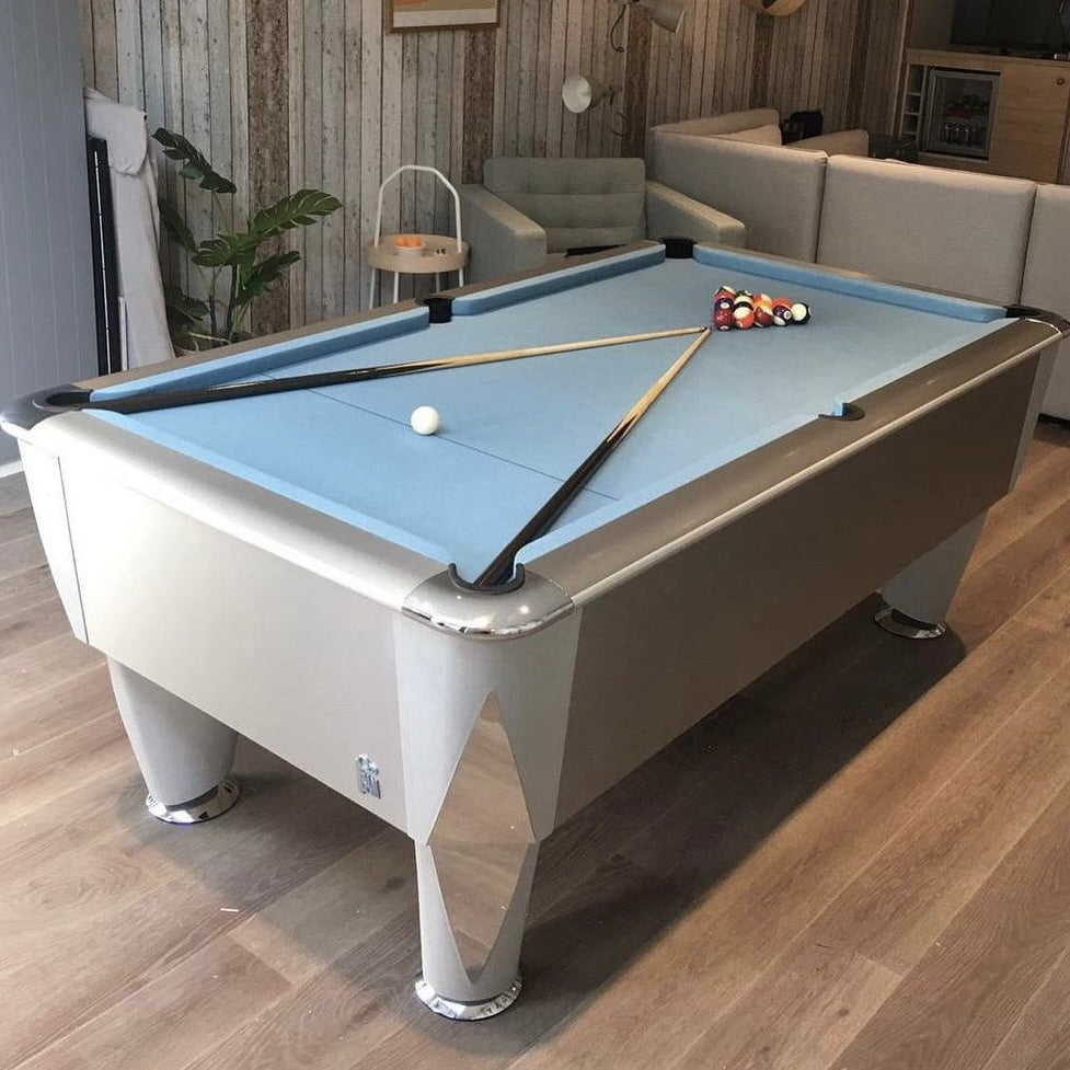Silver SAM Atlantic Slate Pool Table – Deluxe Games Room
