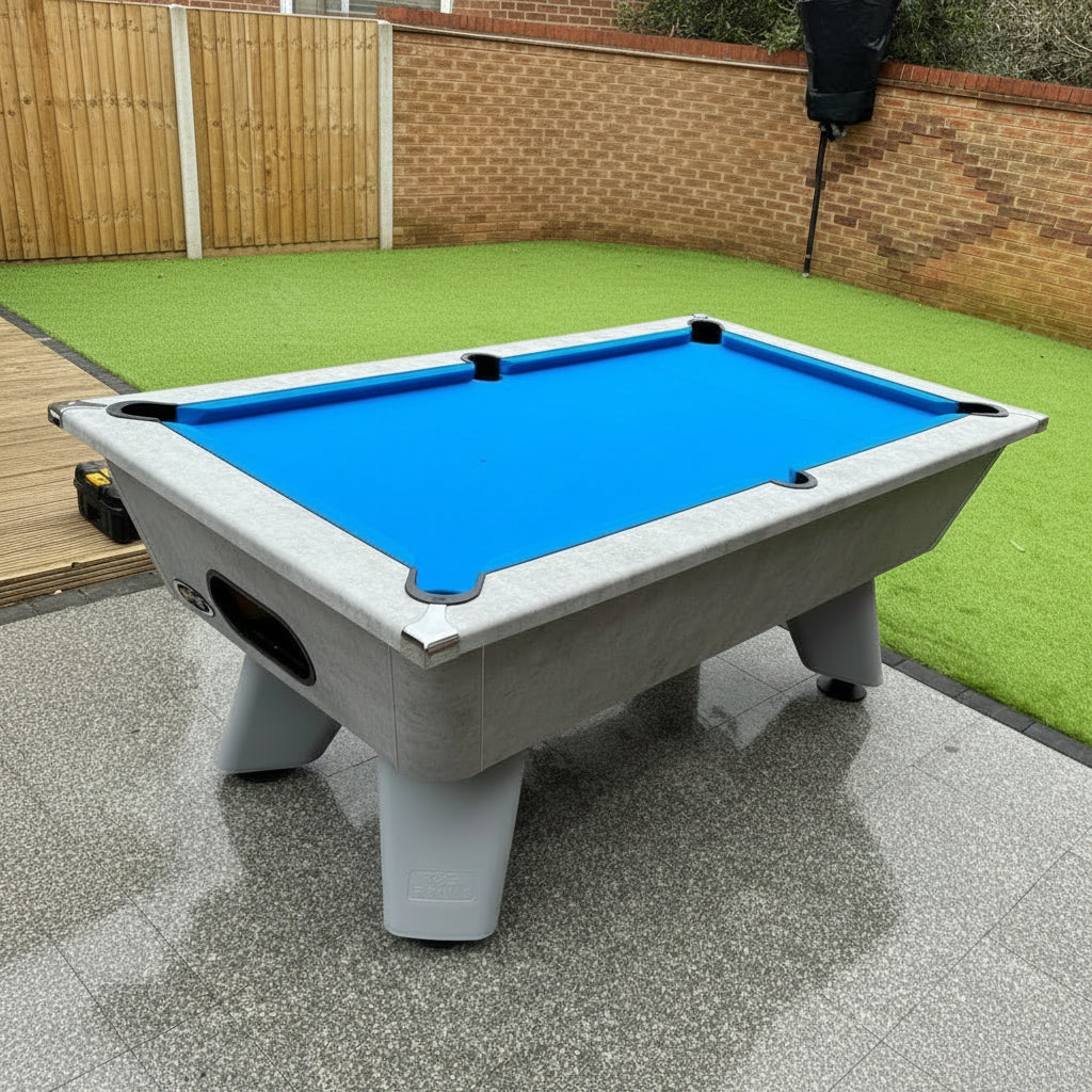Cry Wolf Outdoor Slate Pool Table - Urban Grey - 6ft & 7ft – Deluxe ...